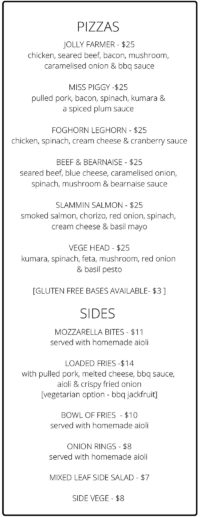 Main Menu – Stables on Alpha